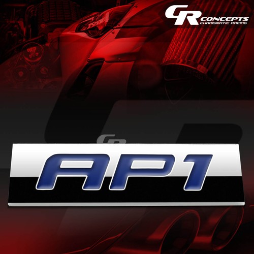 CAR 3M TAPE ON METAL EMBLEM DECAL LOGO TRIM BADGE POLISHED BLUE ...