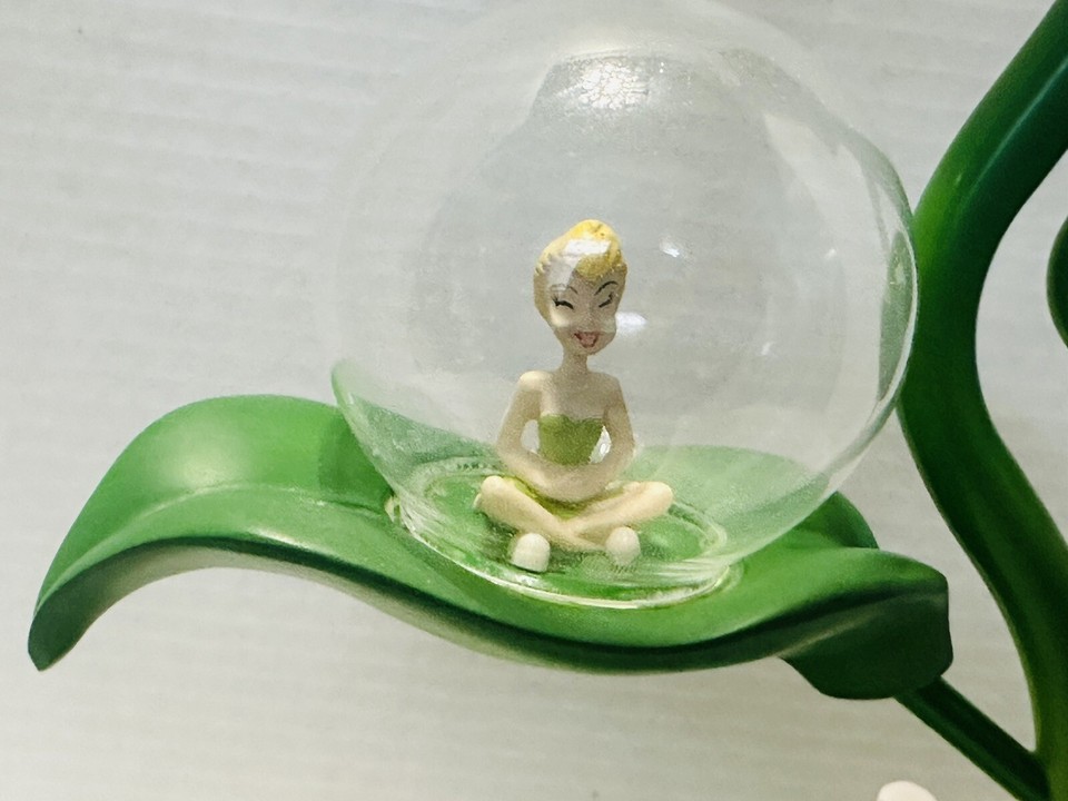 Disney Tinkerbell Garden Lamp 2007 Nightlight Wings Light Up Flowers ...
