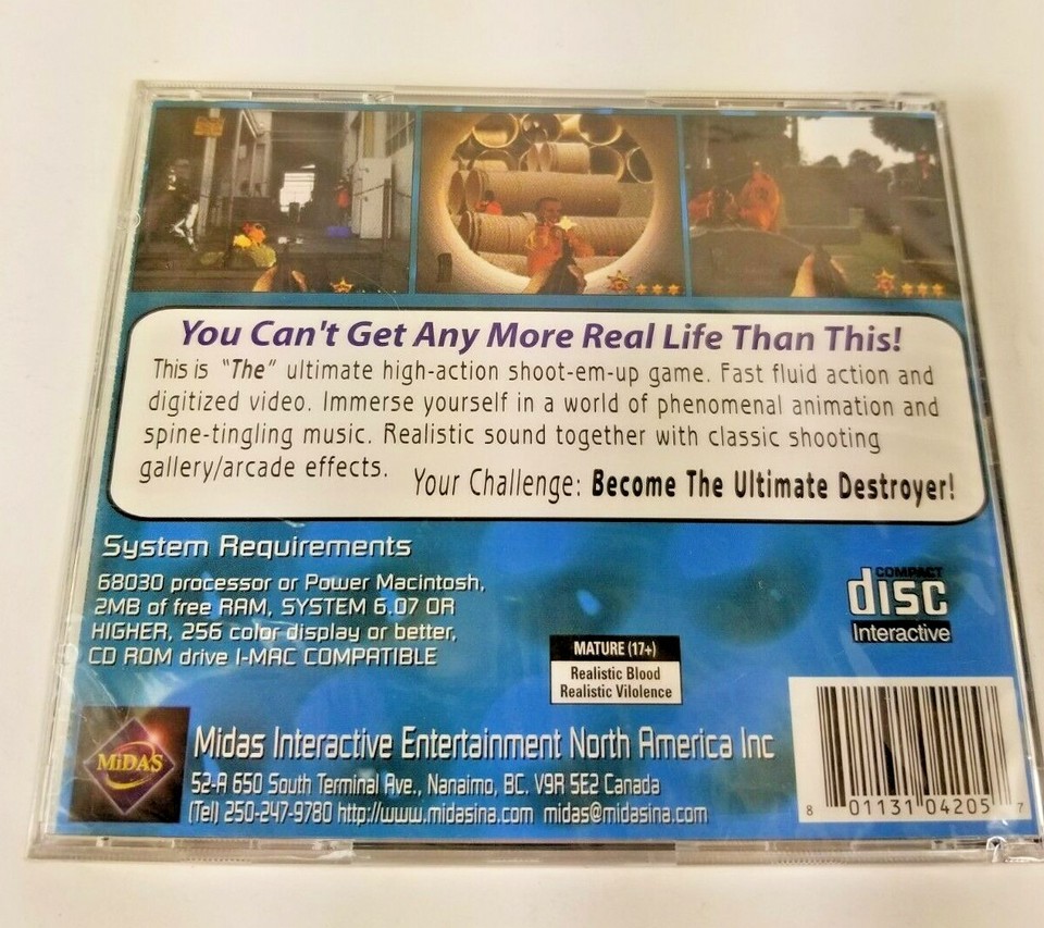 BLOODBATH - MAC CD-ROM i-Mac New Sealed Midas Interactive 90s | eBay