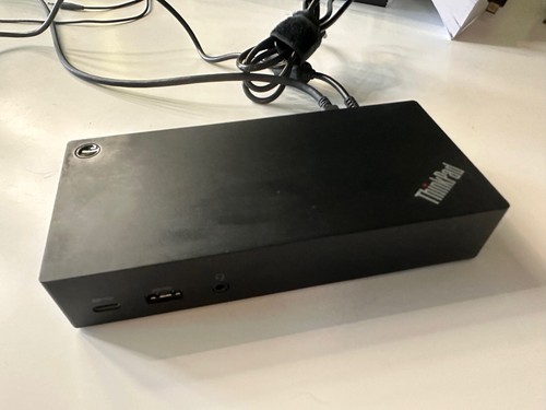 Geniune Lenovo ThinkPad USB-C Laptop Docking Station DK1633 40A9 w ...