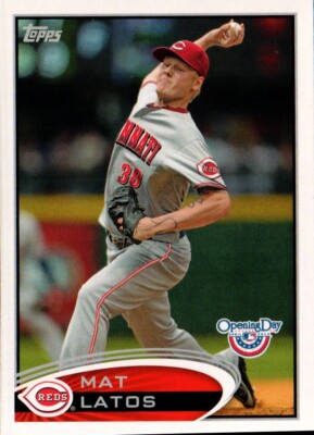 2012 Topps Opening Day #19 - Mat Latos - Cincinnati Reds 12-677 | eBay