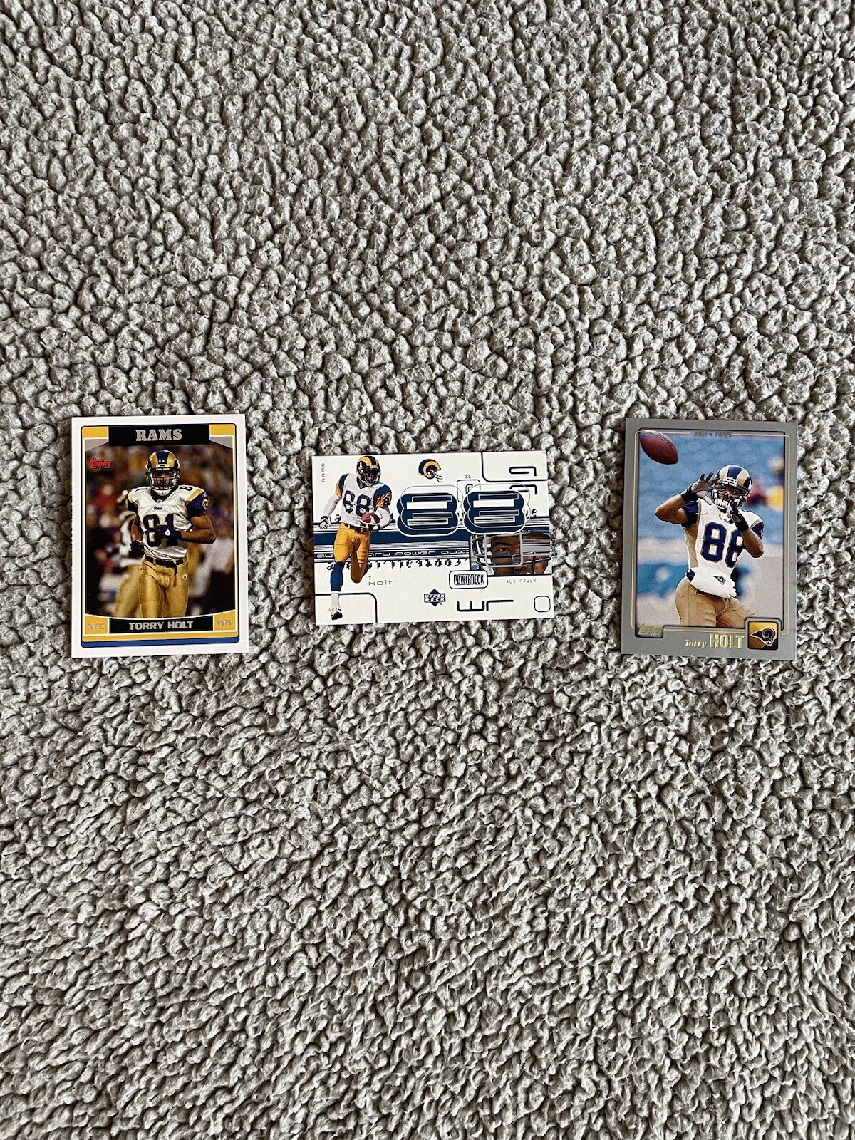 Torry Holt 3 CARD LOT 2001, 2006 Topps 2000 Upper Deck Rams | eBay
