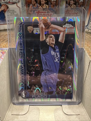 Cooper Flagg 2025-26 Topps Chrome Ray Wave Refractor RC #251 Rookie | eBay