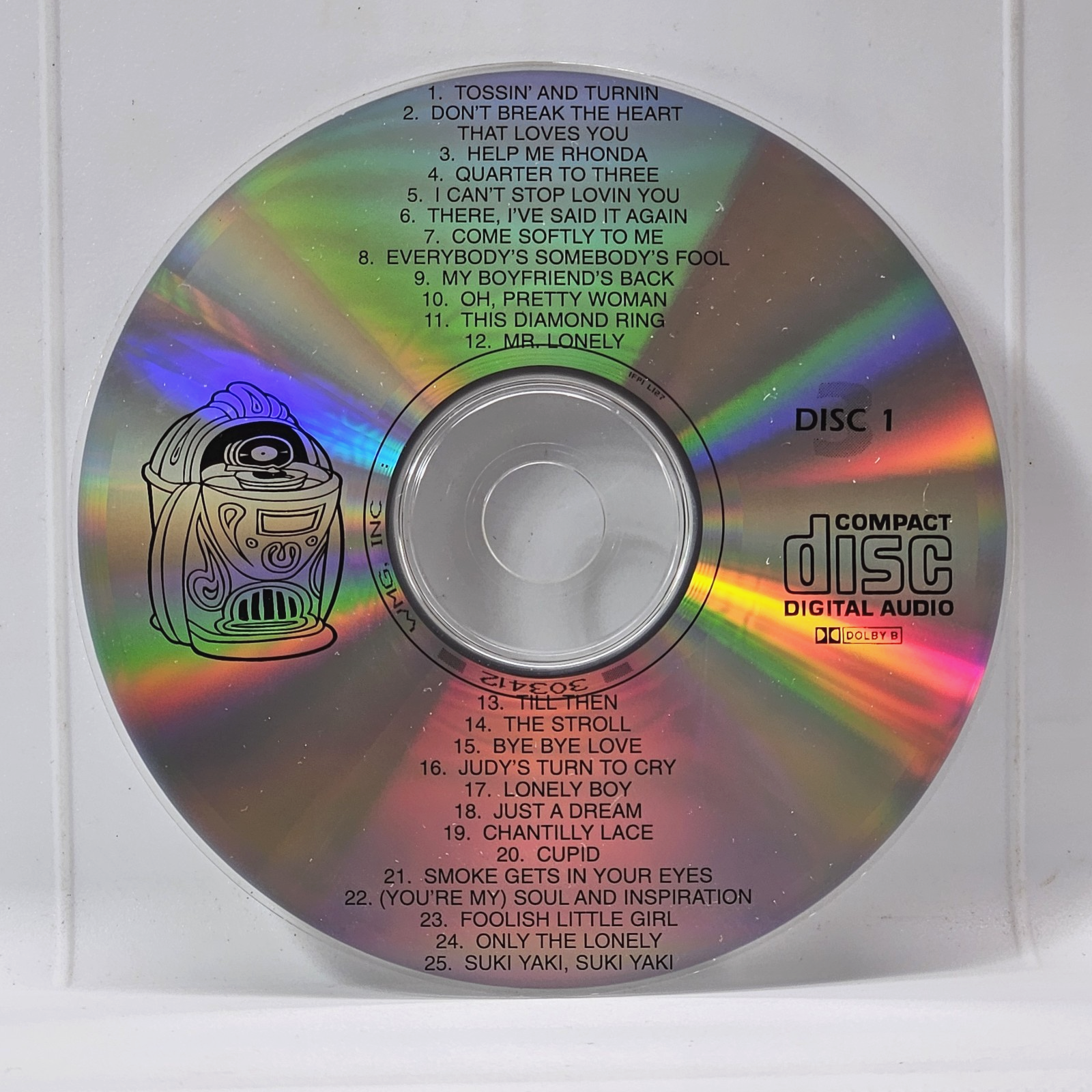 Original Oldies Vol 3 Disc #1 Various Artists 1950s & 60s - DISC ONLY ...
