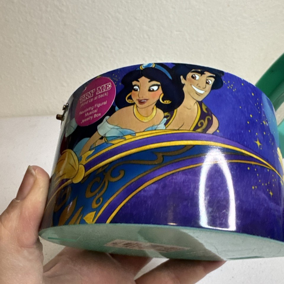 Disney Aladdin Jasmine Music Box "A Whole New World" Fully Functional ...