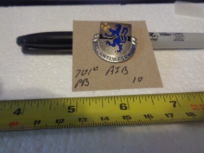 701st Armored Infantry Battalion 10 Unit Crest, DI, DUI Pinback (DRAW ...