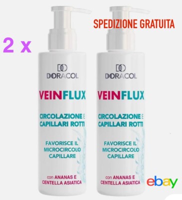 2 confezioni Crema per Capillari Rotti e Vene Varicose Vein Flux 2X1 ...