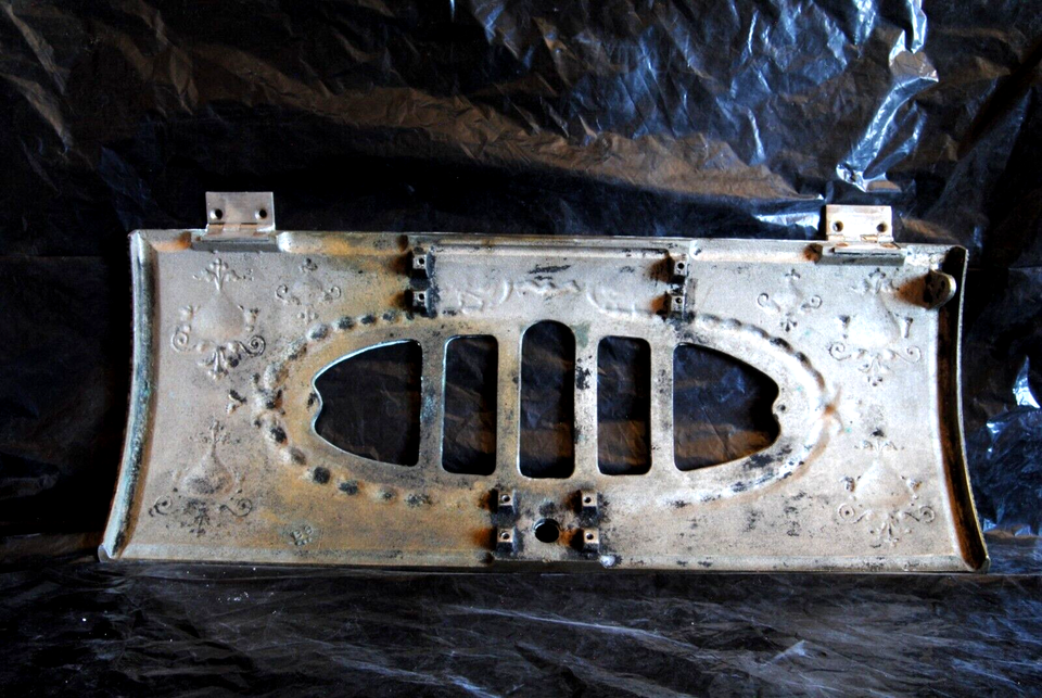 45-3/4 national cash register brass hinged front cover antique | eBay