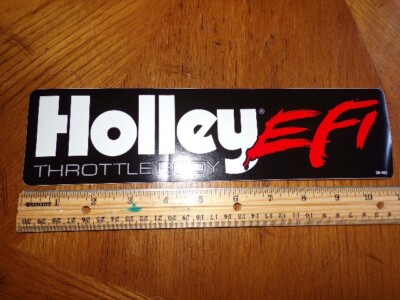 Holley EFI Throttle Body Carburetor Drag Racing Decal Sticker NEW ! | eBay