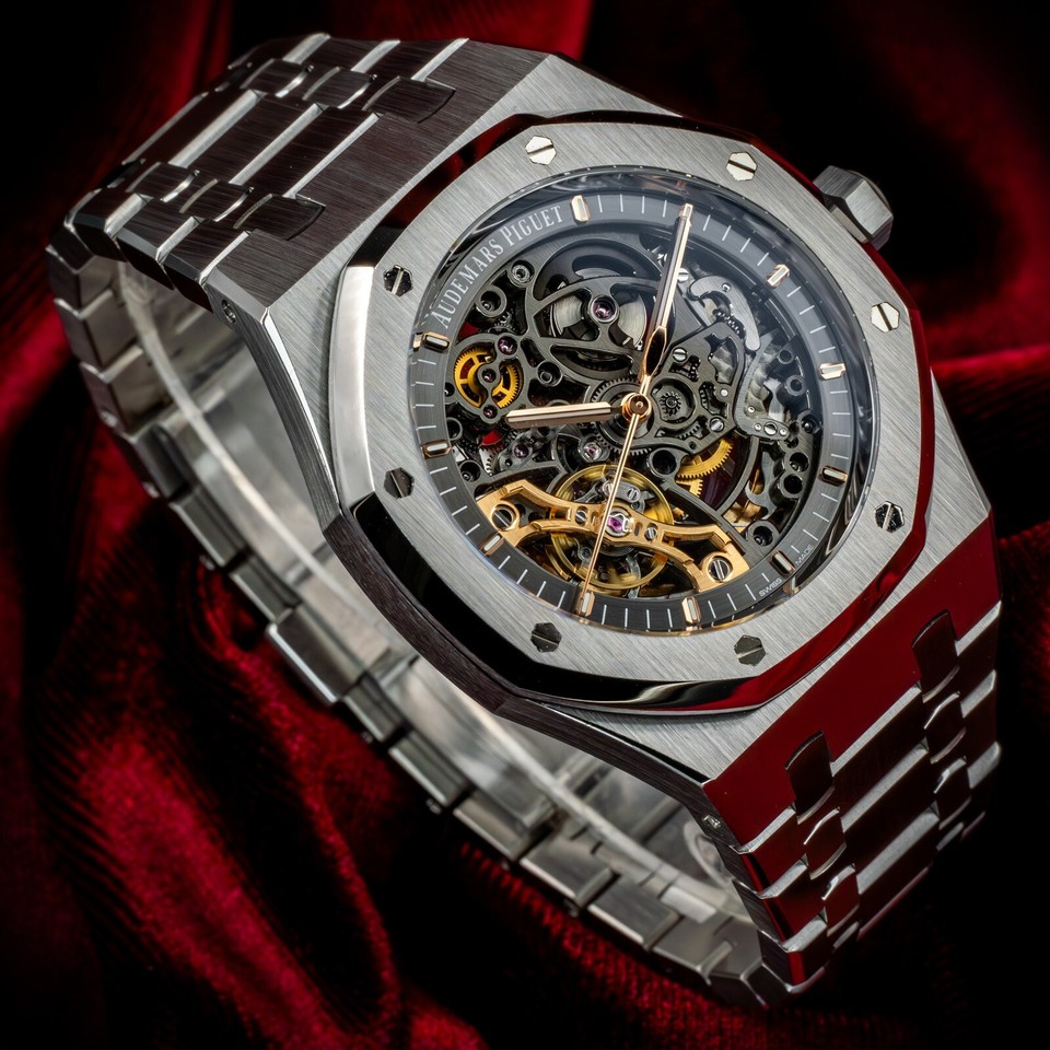 Audemars Piguet Royal Oak Double Balance Wheel Openworked 15407ST.OO ...