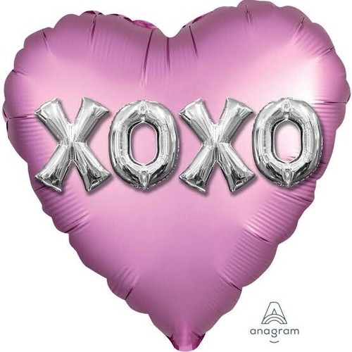 Anagram Love Heart XOXO 18” Foil Balloon | eBay