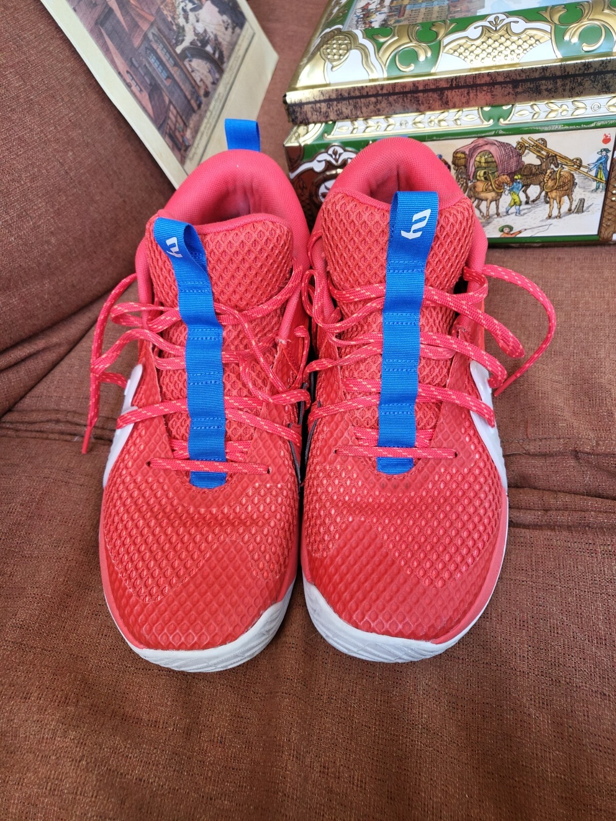 Under Armour Embiid One Lawrence Kansas Red Shoes 12 3023086-603 ...
