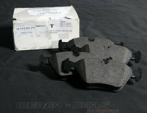34116761277 New Org BMW 5er E39 535i M62 Soda Brake Pads Front 296X22MM ...
