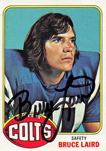 Bruce Laird autographed Football Card (Baltimore Colts) 1976 Topps #111 ...