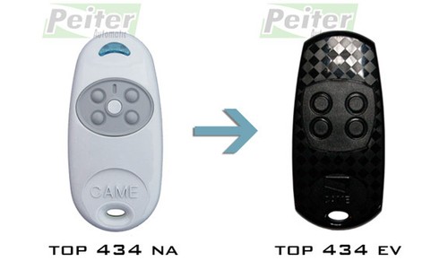 4 channel Came TOP 434 EV remote control - a replacement of TOP 434 NA ...