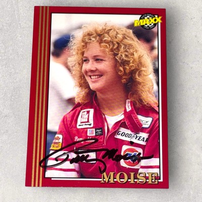 Patty Moise #59 1992 RED MAXX RACING VINTAGE NASCAR signed card | eBay
