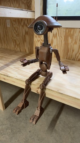 Life Size Star Wars Pit Droid Poseable Action Figure 3D Printed Kit | eBay