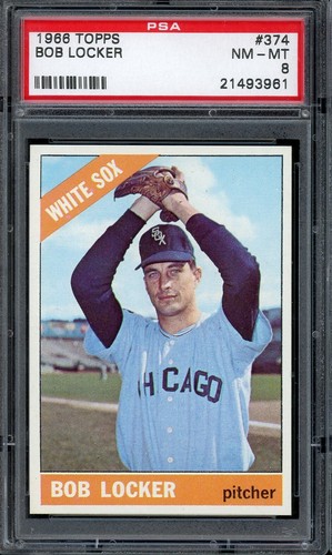 1966 Topps Baseball #374 Bob Locker PSA 8 | eBay