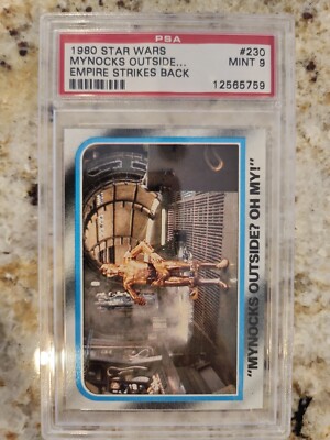 1980 Topps Star Wars Empire Strikes Back #230 “Mynocks Outside? Oh My ...