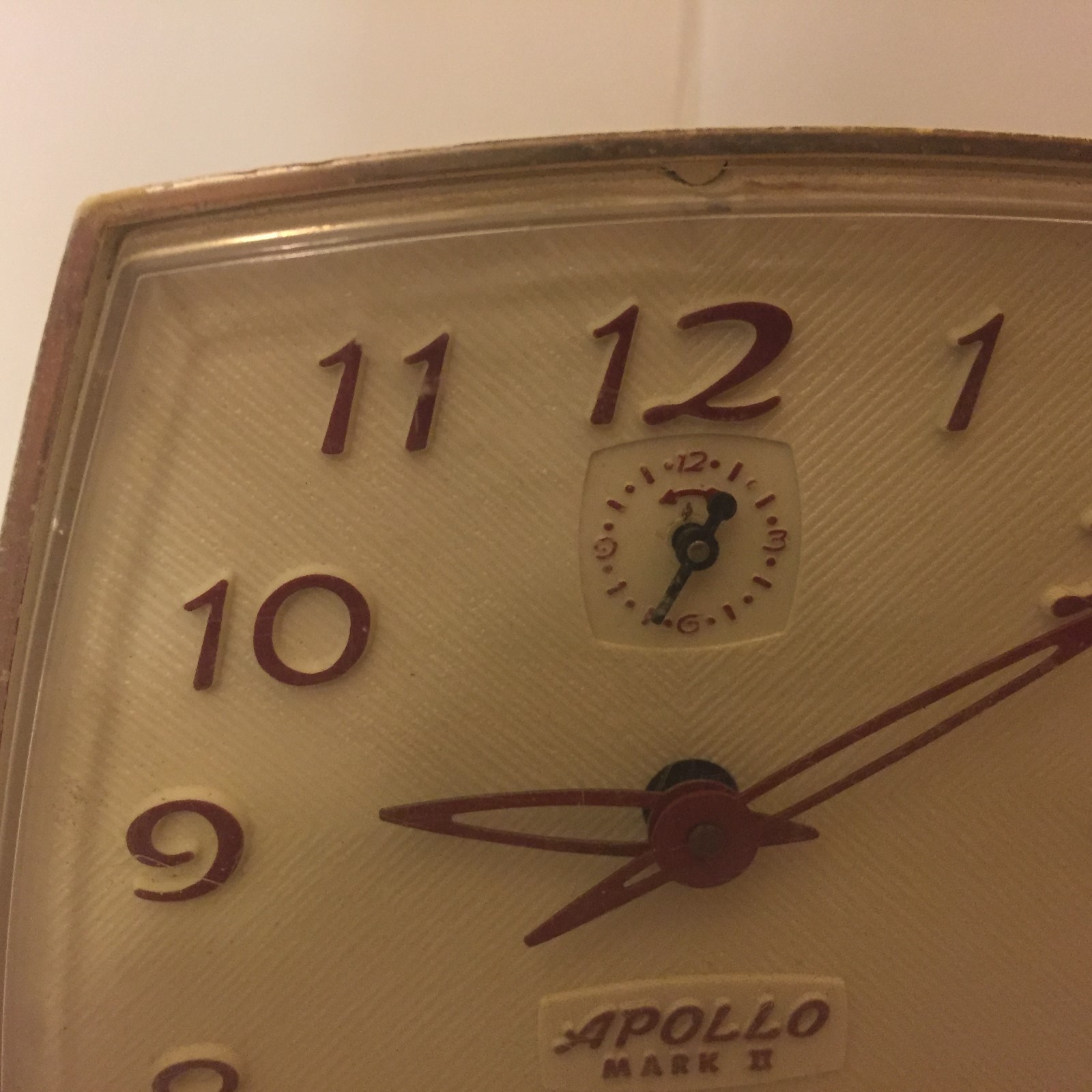 Vintage Lux Alarm Clock - Robert Shaw Controls - Apollo Mark II - Works ...