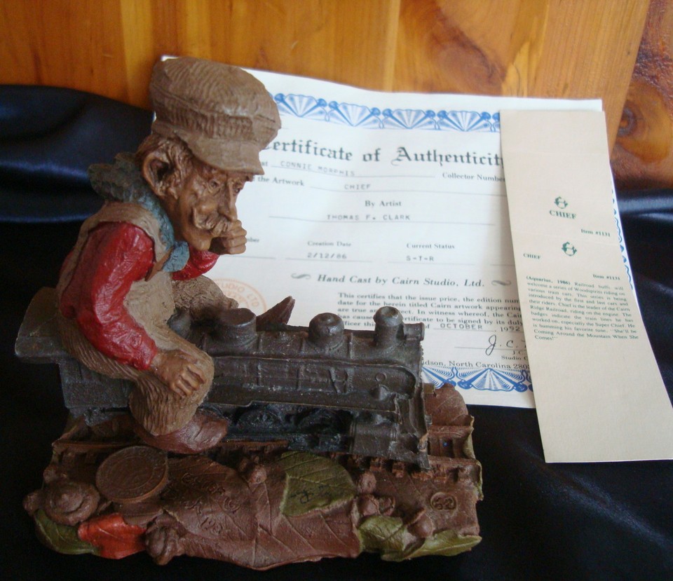 1986 Tom Clark #62 Chief 1131 Signed B&O NY Coin Train Engine Ret 1998 ...