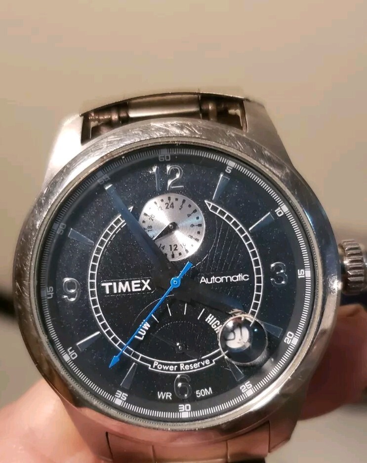 Timex "Power Reserve" Automatic Wristwatch WR50M | eBay