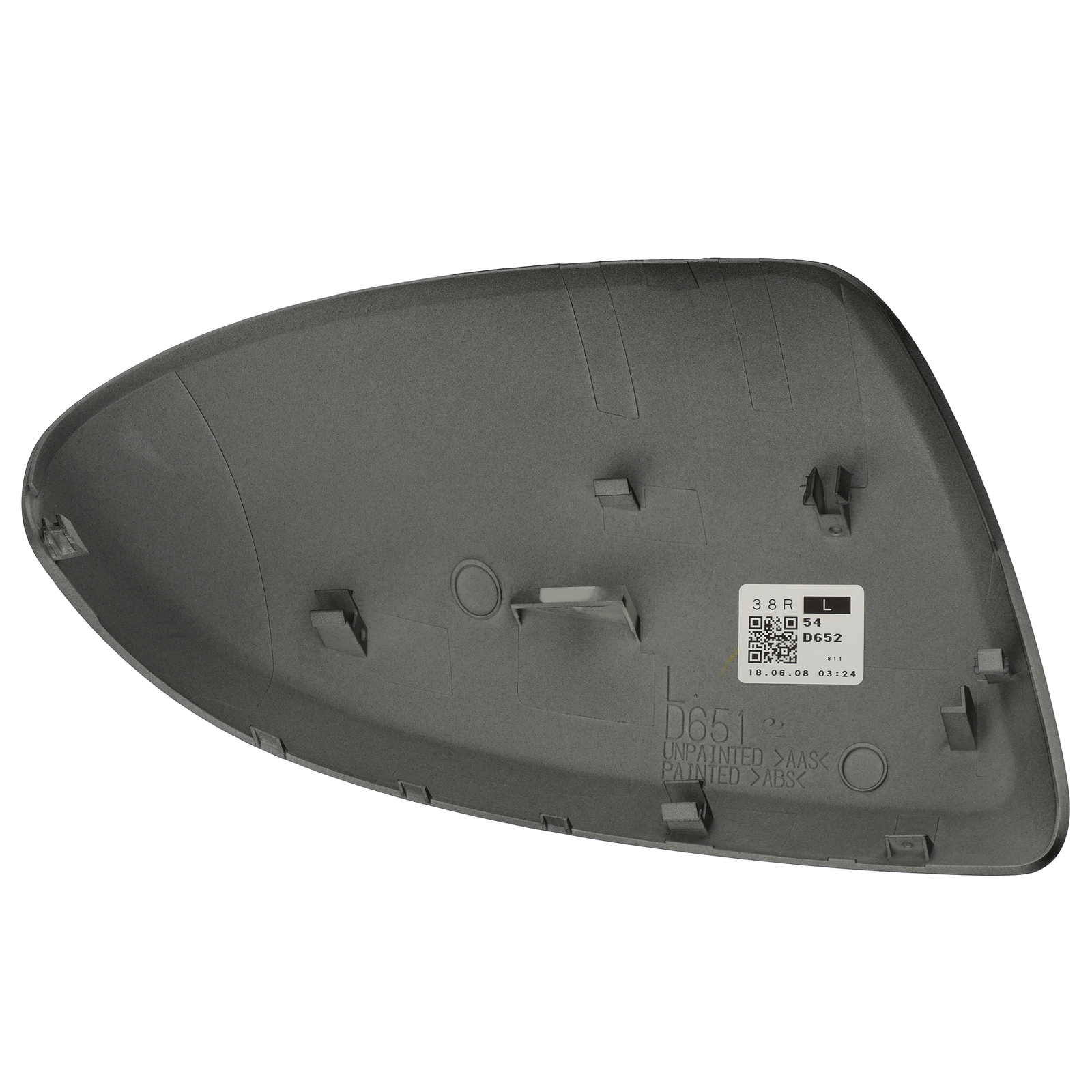 10-13 Mazda 3 Left Driver Side View Mirror Cover Cap 38R Graphite ...