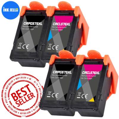Ink Cartridge PG575XL CL576XL Fit for Canon TR4750i TR4751i TS3550i ...