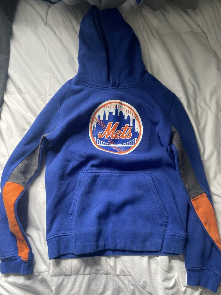 MLB New York Mets Boys Youth XL Pullover Hoodie Sweater X-Large NYM | eBay