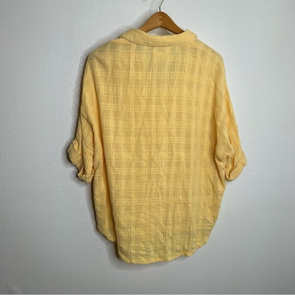 L*Space 100% Cotton Oversized Button Down Gene Top S | eBay