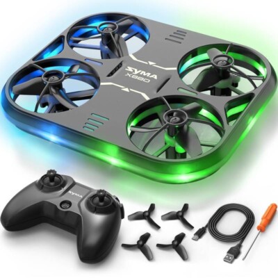 SYMA Drone for kids Adults X880 Mini Drone Helicopter with LED Lights ...
