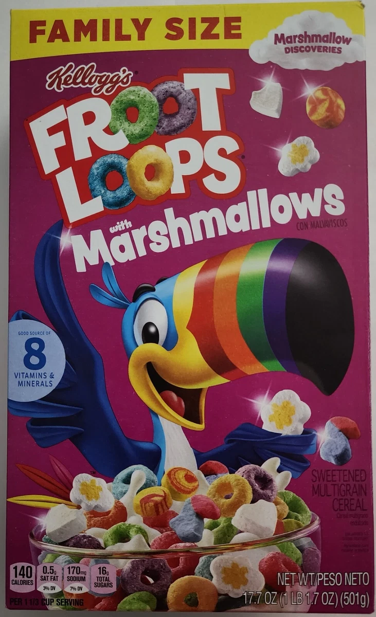 Fruit Loops Cereal Box Sizes