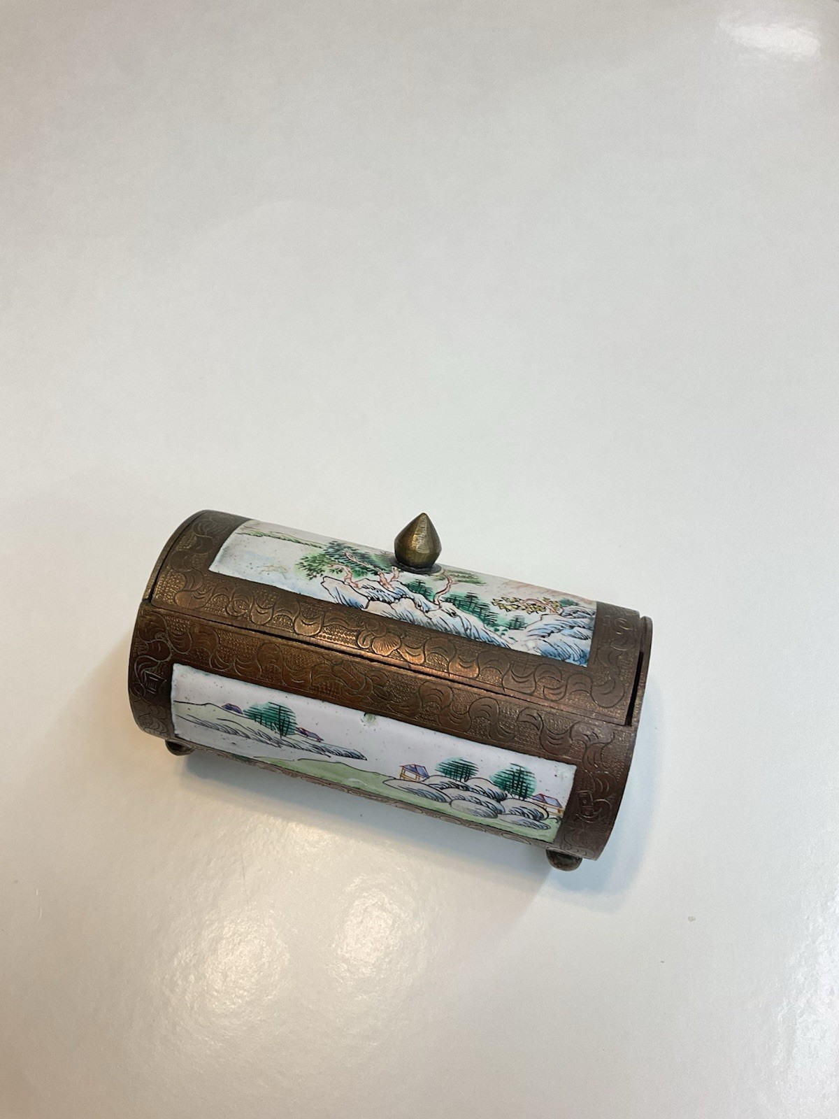 Chinese Canton Enamel Box | eBay