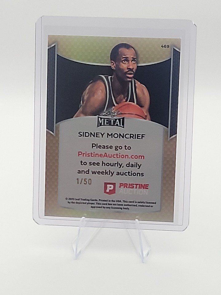 2025 Leaf Metal Pristine #469 Sidney Moncrief 1/50 | eBay