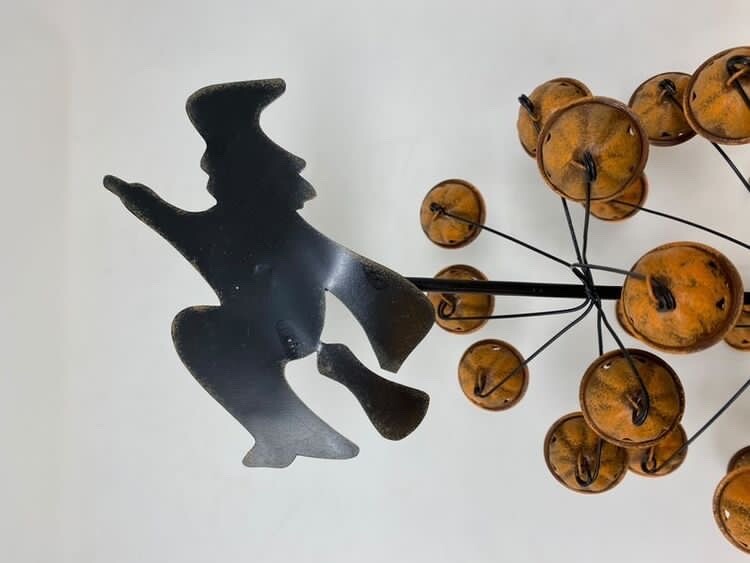 Rustic Jingle Bell Ornament Tabletop Bell Tree with Metal Star or ...