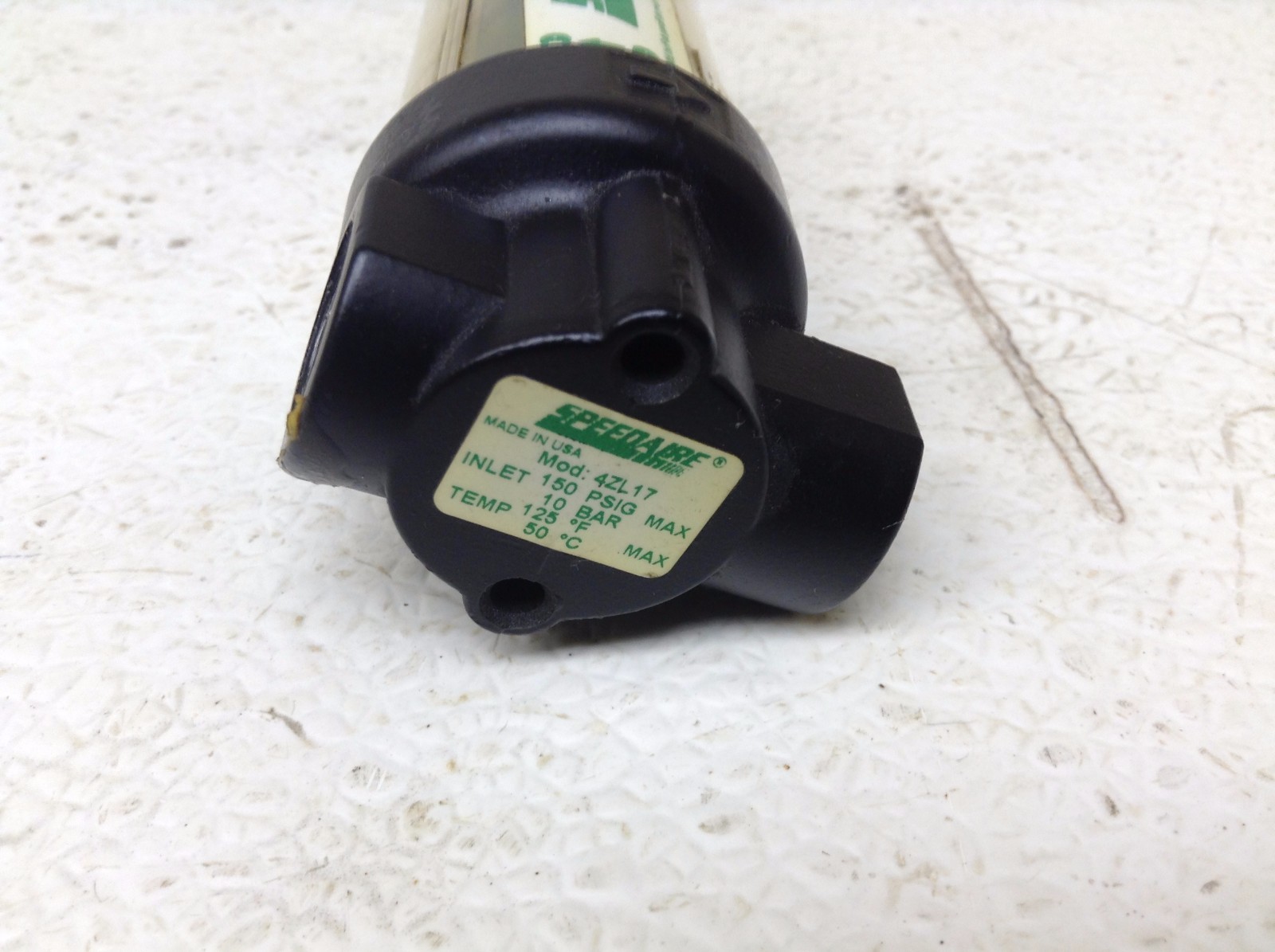 Speedaire 4ZL17 150 PSI Coalescing Pneumatic Oil Removal Filter (TBI ...