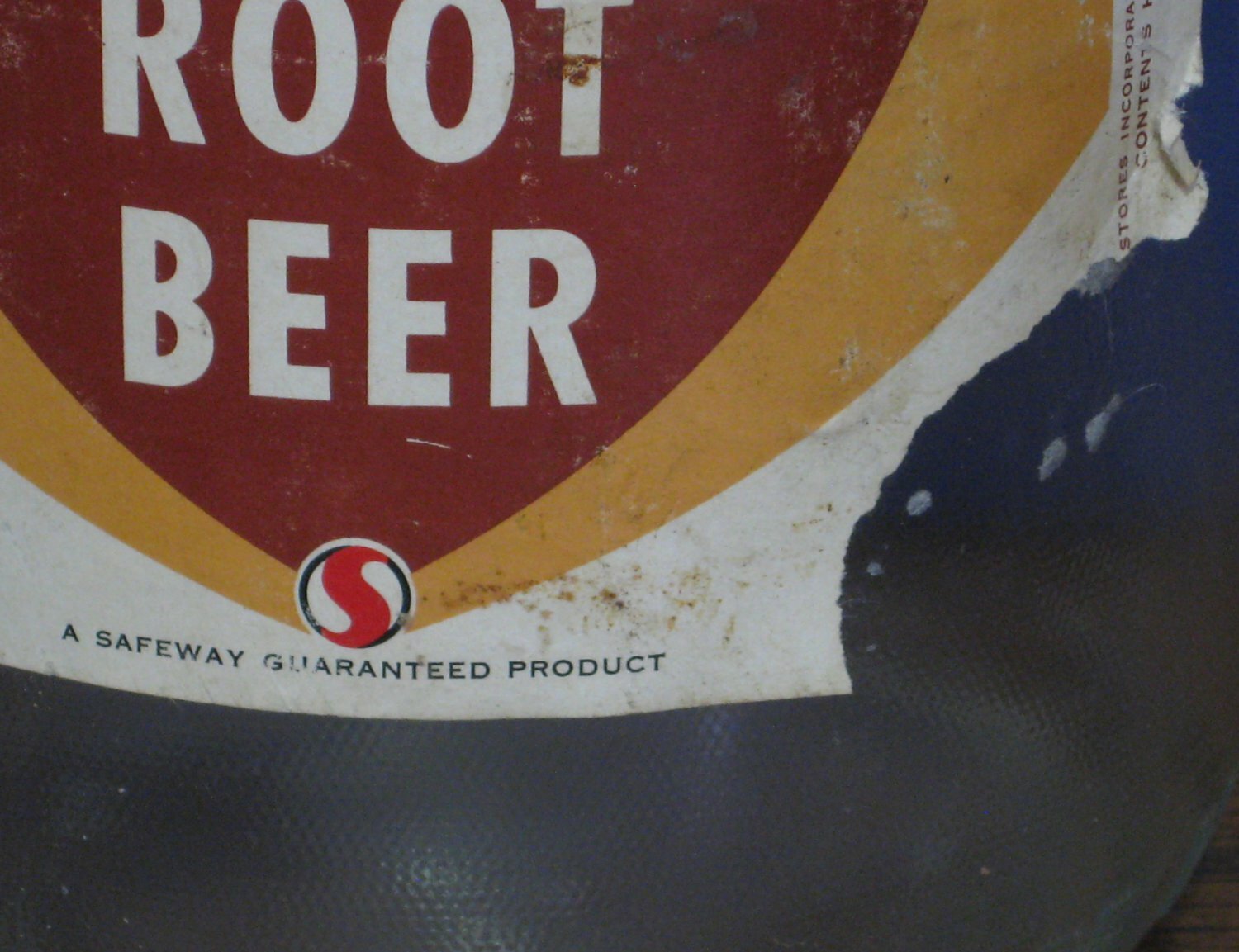 Cragmont Safeway Root Beer Half Gallon Glass Bottle / Jar / Jug - 1960s ...