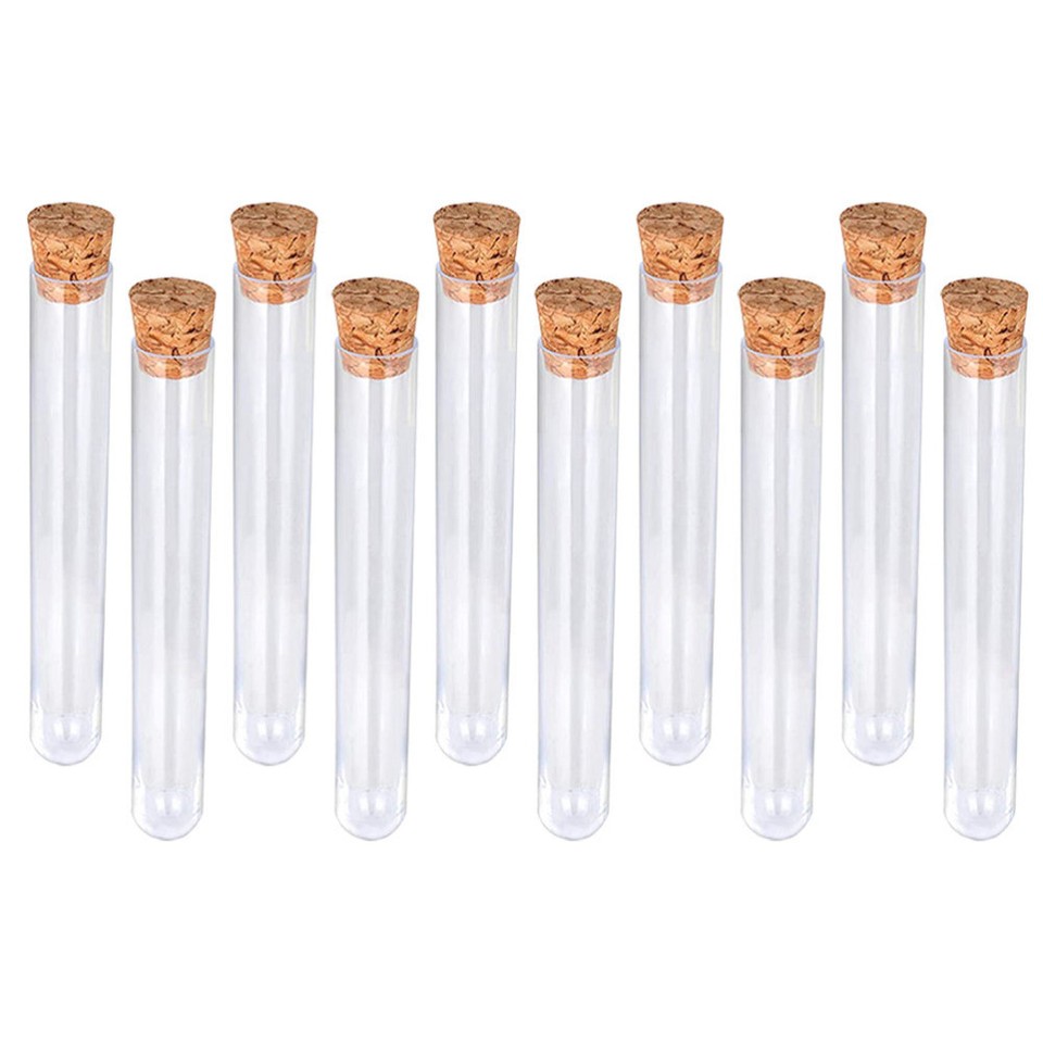 24pcs Bath Salt Tubes Plastic Specimen Tubes Clear Candy Tubes | eBay UK