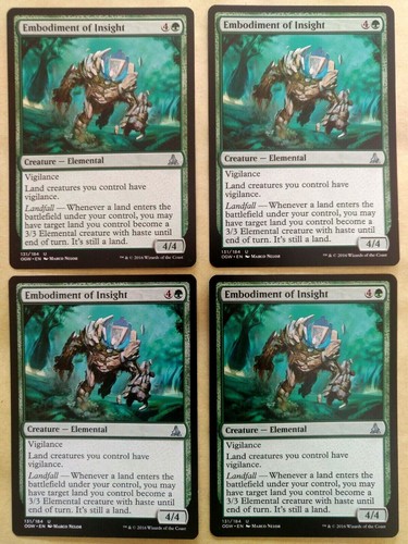4x Embodiment of Insight - MTG Oath of the Gatewatch OGW Uncommon ...
