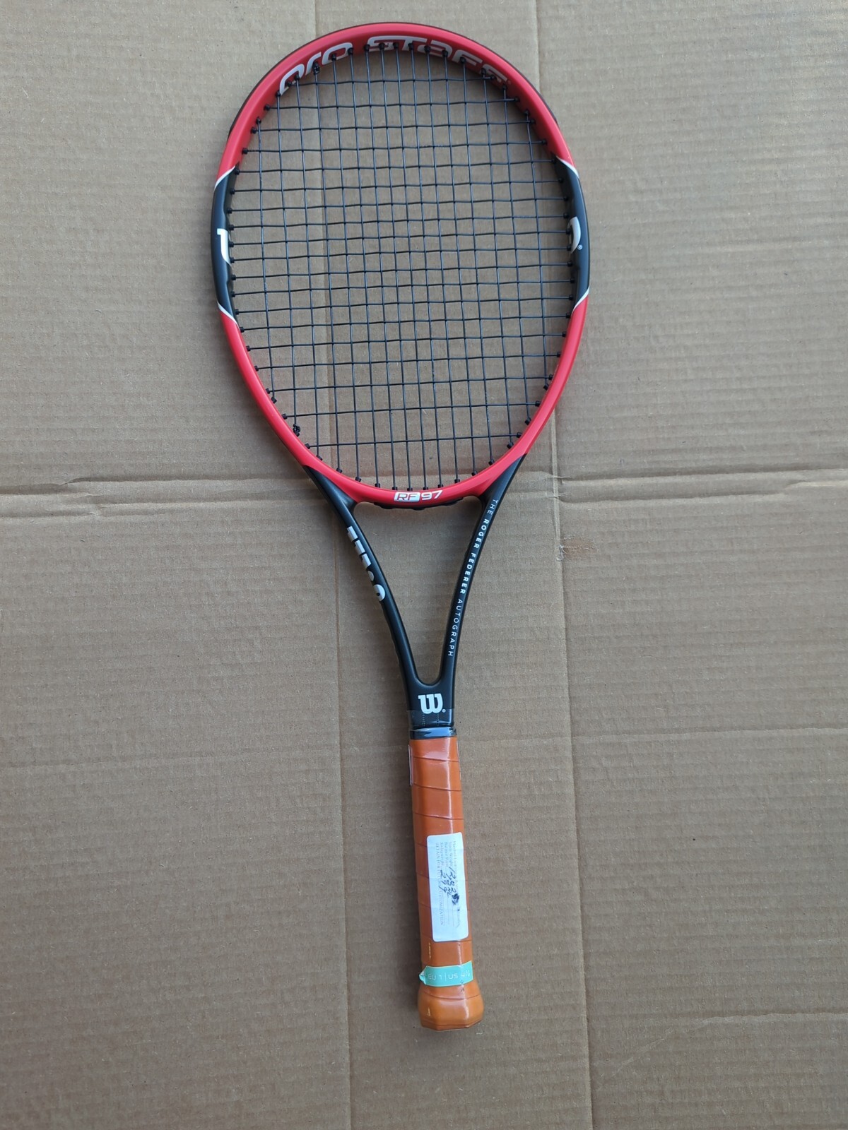 NEW Wilson pro staff Rf 97 12oz Federer 97 16x19 4 1/8 grip Tennis ...