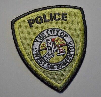 West Sacramento California Police Subdued Patch ++ Mint CA | eBay