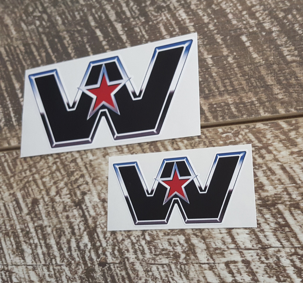 WESTERN STAR DECAL STICKER RETRO TRUCK RIG HOT ROD GARAGE SHOP VINTAGE ...