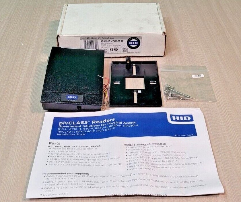 HID Global Assa Abloy 920NHRNEK00032 - pivCLASS R40-H Wall Switch ...