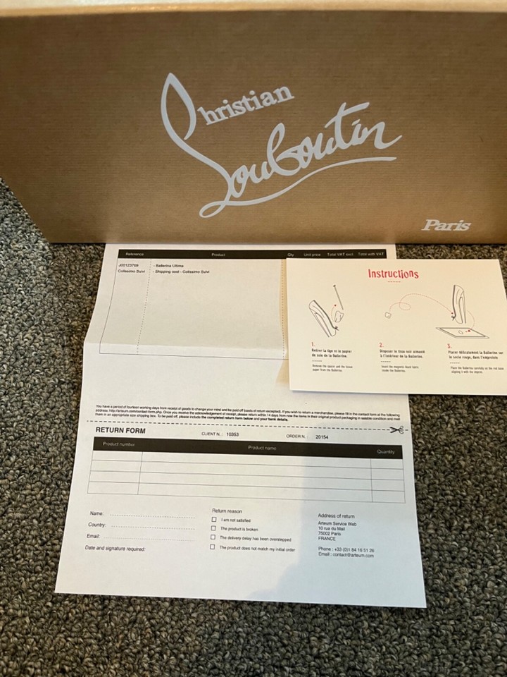 ** RARE** Christian Louboutin - Ballerina Ultima ** Museum Piece ** ONE ...