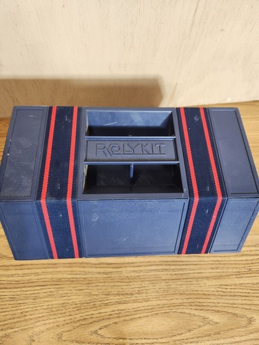 42" ROLYKIT Storage Kit BLUE Fishing Tackle Box Tool Tote Jewelry ...