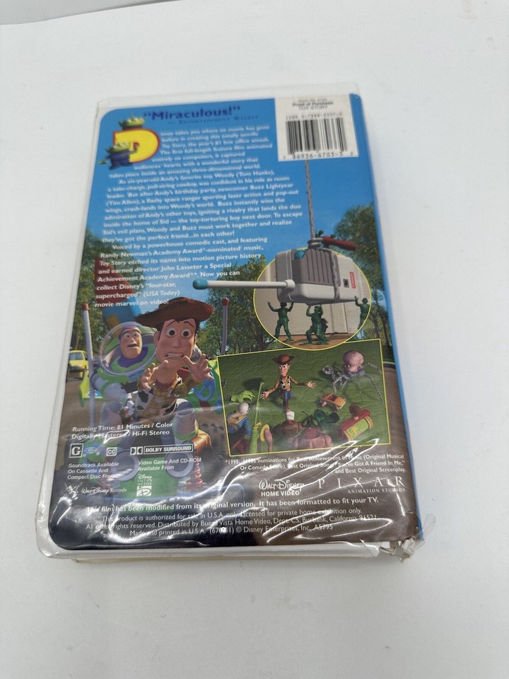 Walt Disney Pixar VHS Toy Story 1995 ~ Case Damage | eBay UK