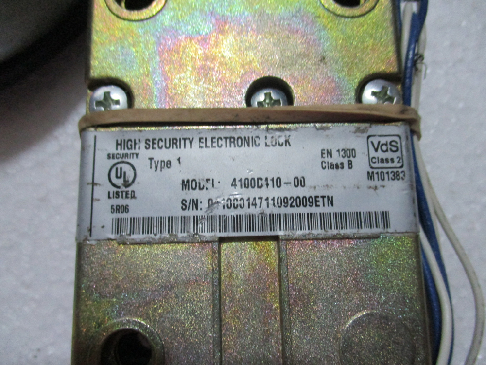 KABA MAS HIGH SECURITY ELECTRONIC LOCK MODEL 4100D410-00 TYPE 1 | eBay