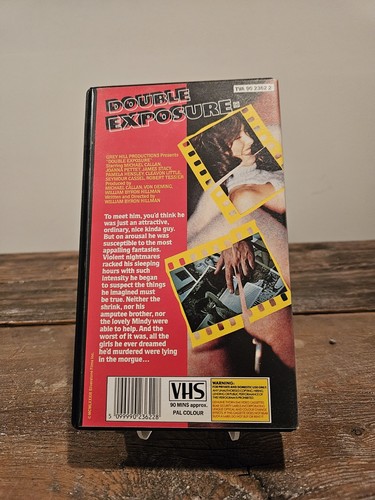 Double Exposure PAL VHS MINT RARE Micheal Callan Joana Pettet Horror ...