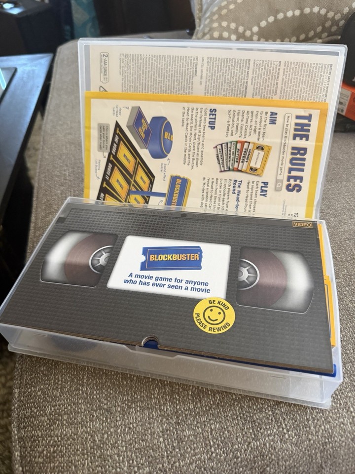 Blockbuster Movie Party Game - Very Good W/ All Pieces Included | eBay