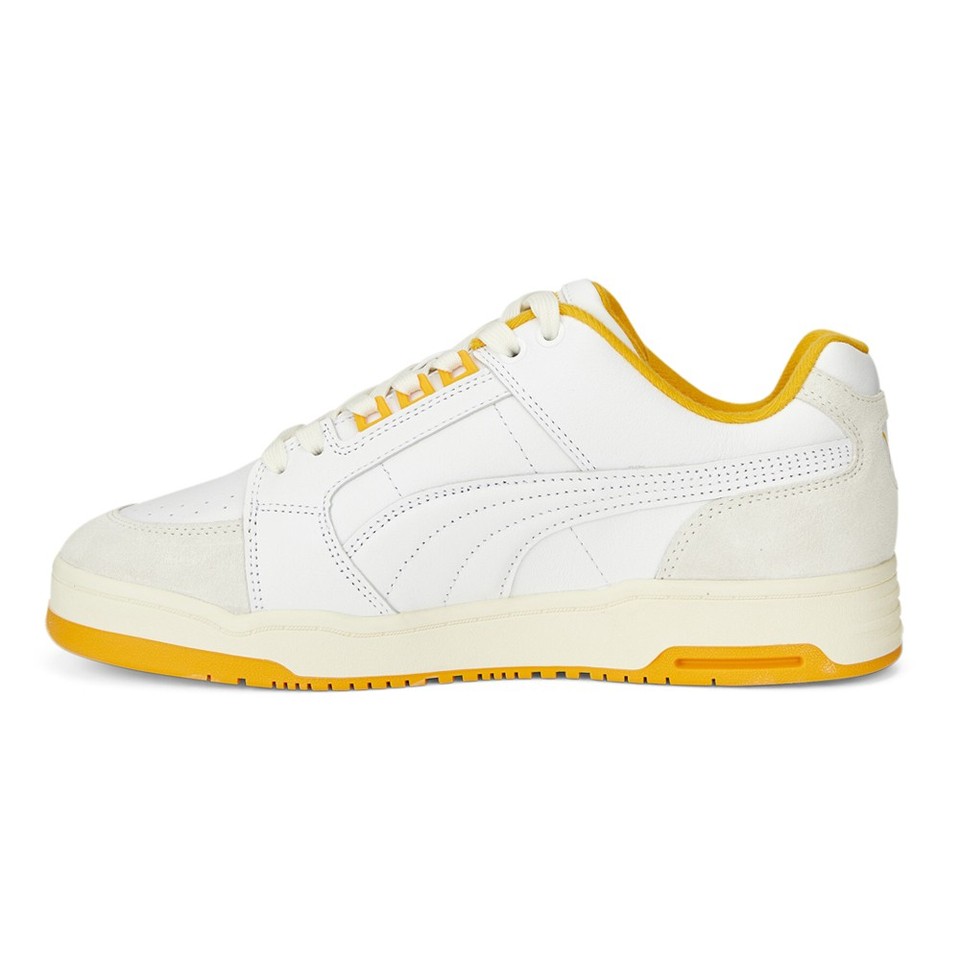 PUMA Slipstream Lo Retro Lace Up Mens Orange, White Sneakers Casual ...